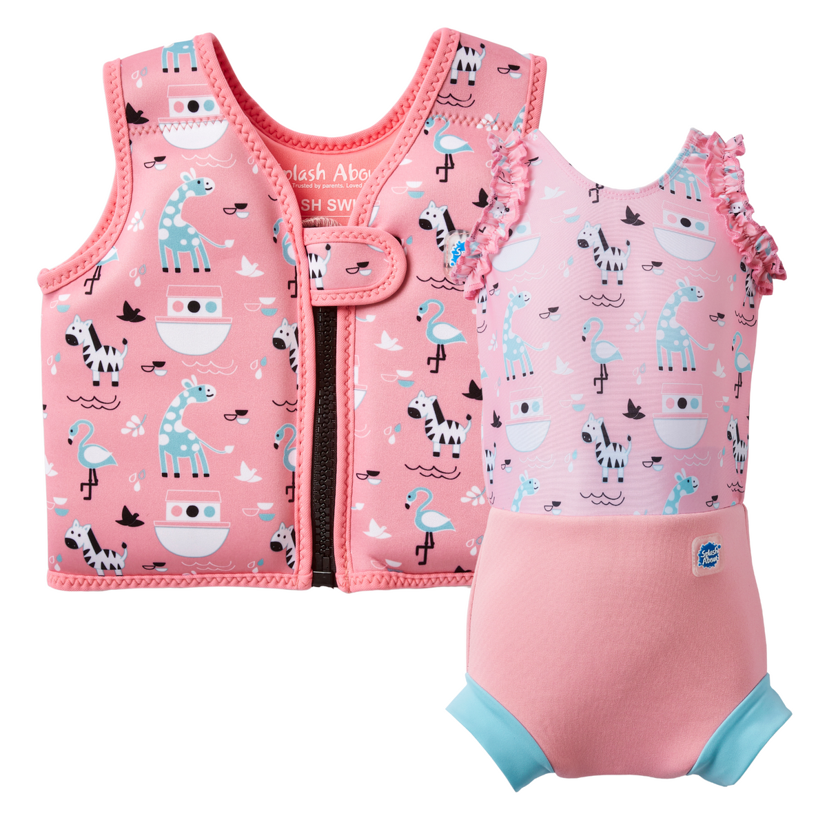Happy Nappy™ Swimsuit & Go Splash Swim Vest Bundle | Splash About USA
