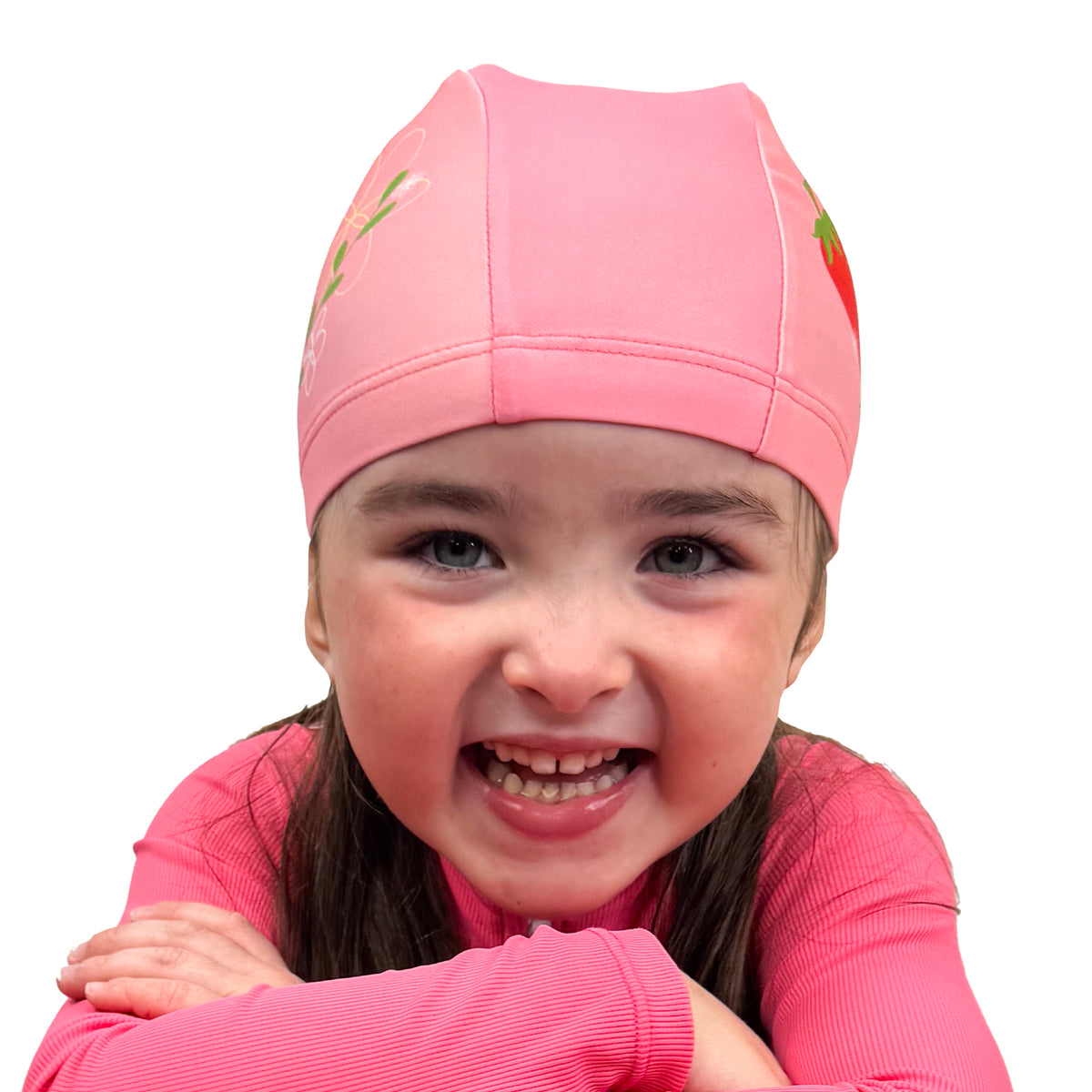 Baby & Toddler Swim Cap Strawberry Field | Splash About USA