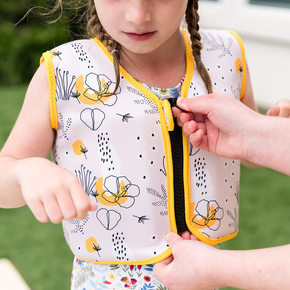 Go Splash Float Jacket Flower Meadow | Learn to Swim Float Vest ...