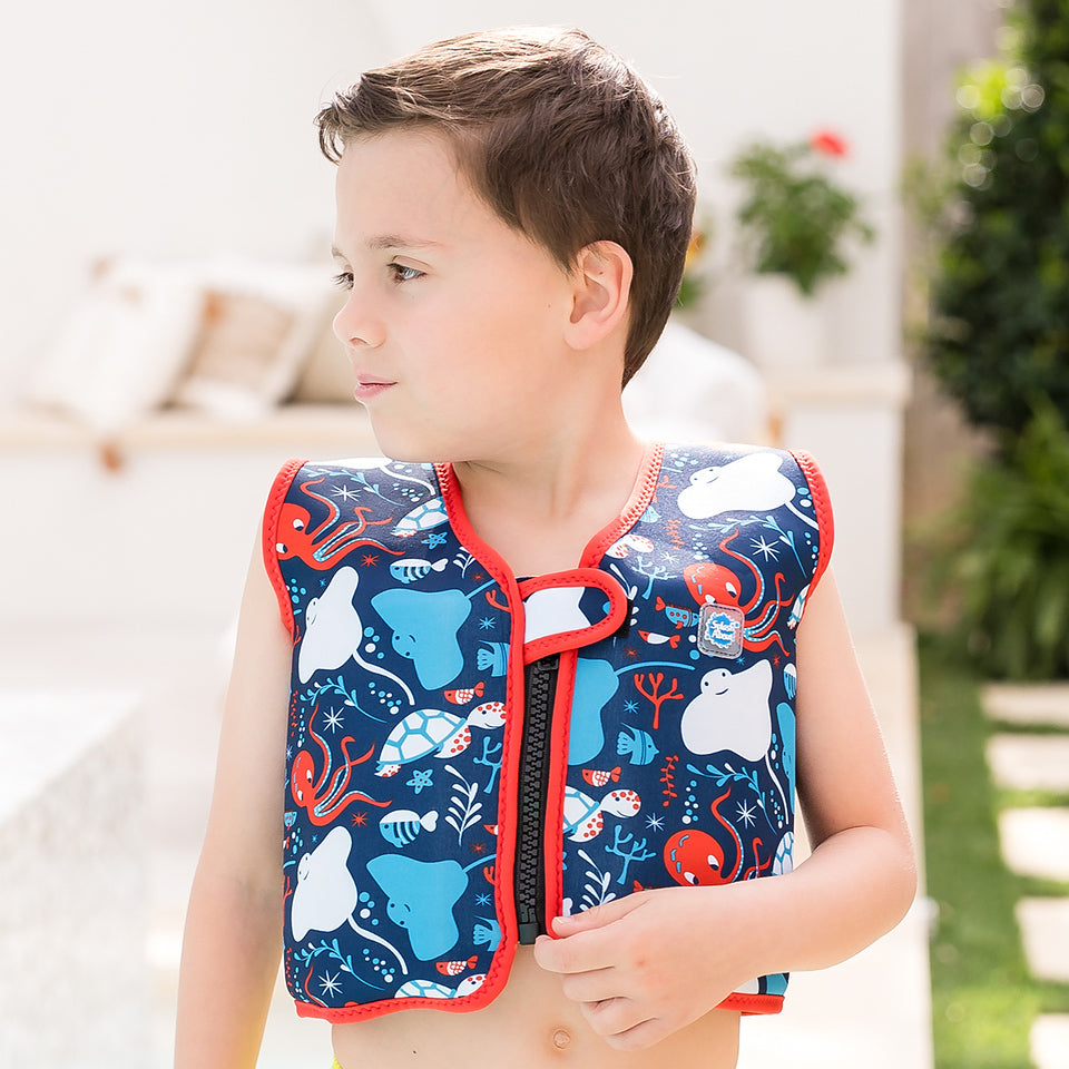 Go Splash Float Jacket Sea Life | Learn to Swim Float Vest | Splash ...